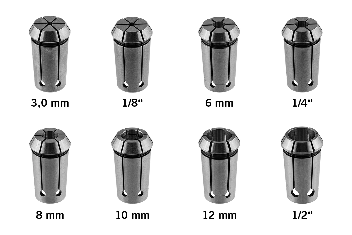CNC- Accessories :: Clamping :: Collet Set OZ12A 12 parts